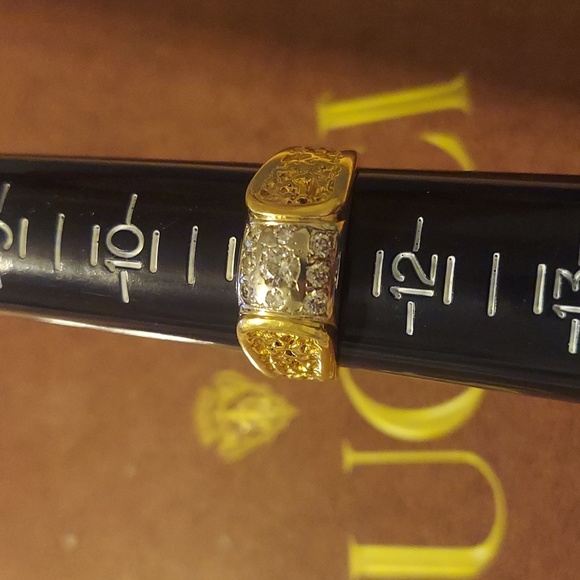 Custom | Accessories | Amazing Mens 8kt Gold And Diamond Ring Early 8s ...